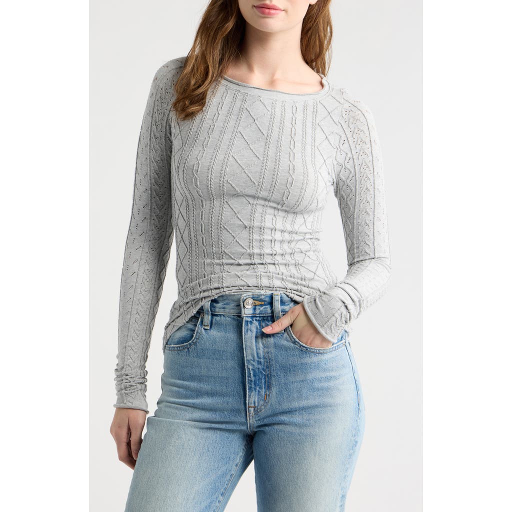 FREE PEOPLE so soft seamless long sleeve top